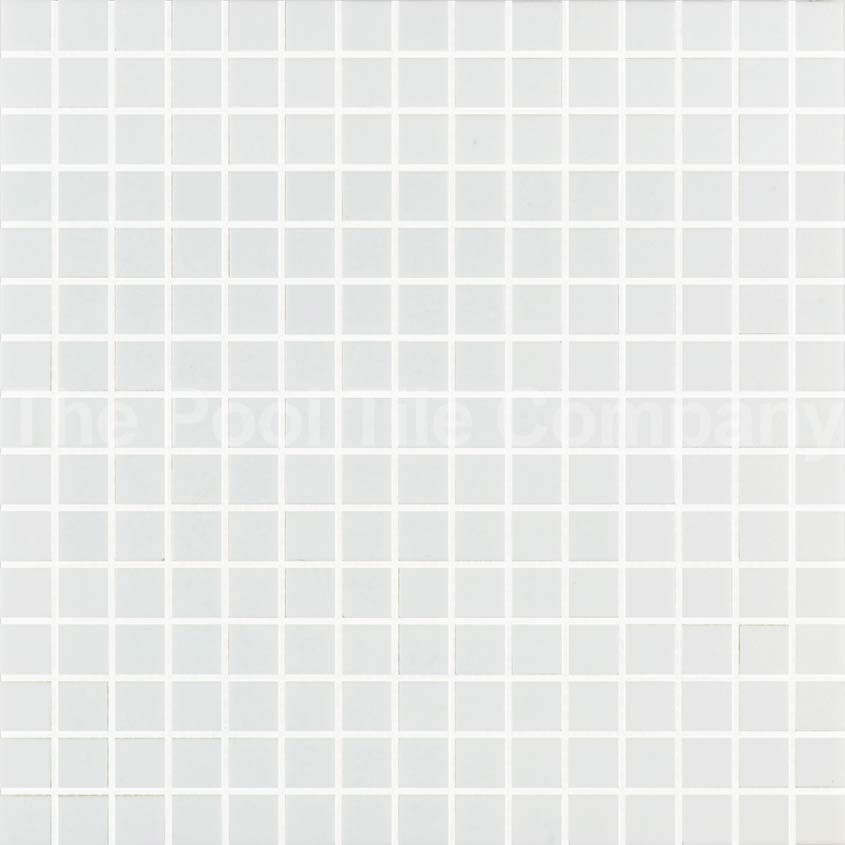 White Glass Mosaic Pool tiles GC198 Minimalist