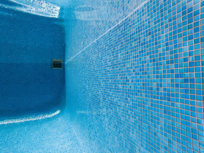 Sky Blue Pearl Glass Mosaic Pool tiles GC185