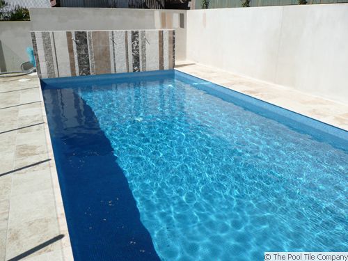 Sky Blue Pearl Glass Mosaic Pool tiles GC185