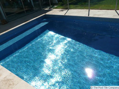 Sky Blue Pearl Glass Mosaic Pool tiles GC185