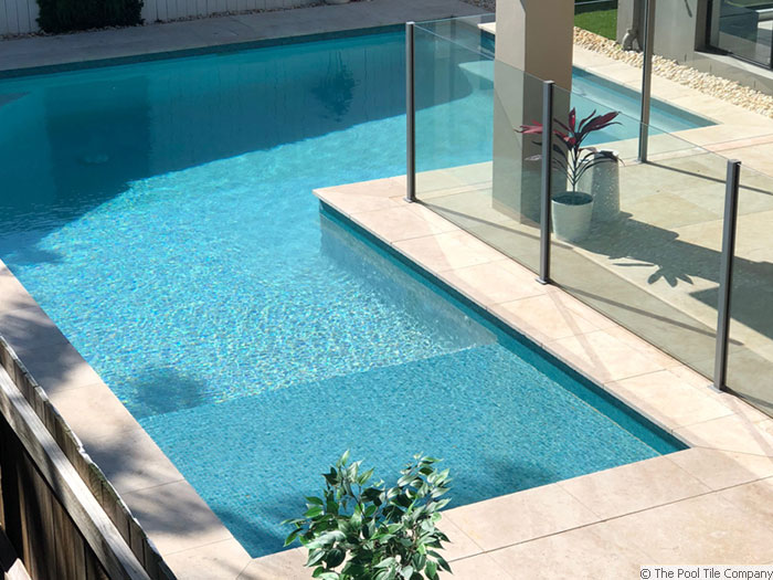 Turquoise Sea Pool Tiles Glass Mosaic Tiles GC193