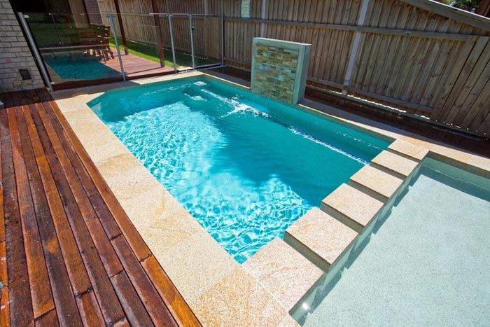 Honey Granite Stone pool paving and coping tiles