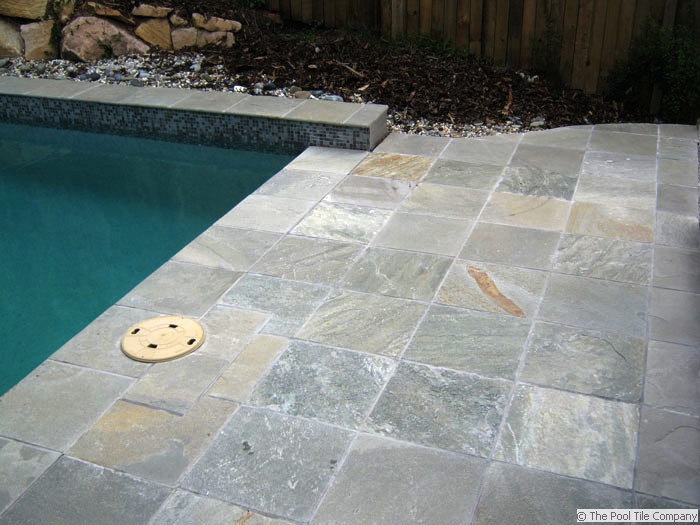 Grey Gum Quartzite Pool Tiles and Pavers