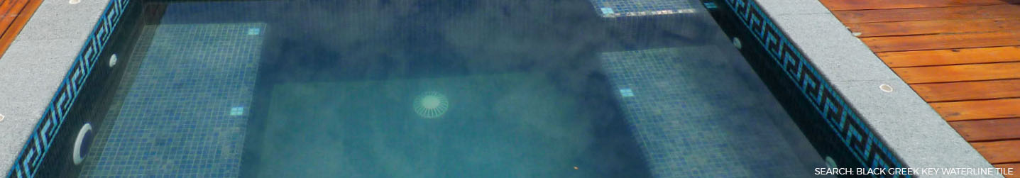 Mosaic Waterline Tiles Are Feature Patterned Border Tiles For Pools