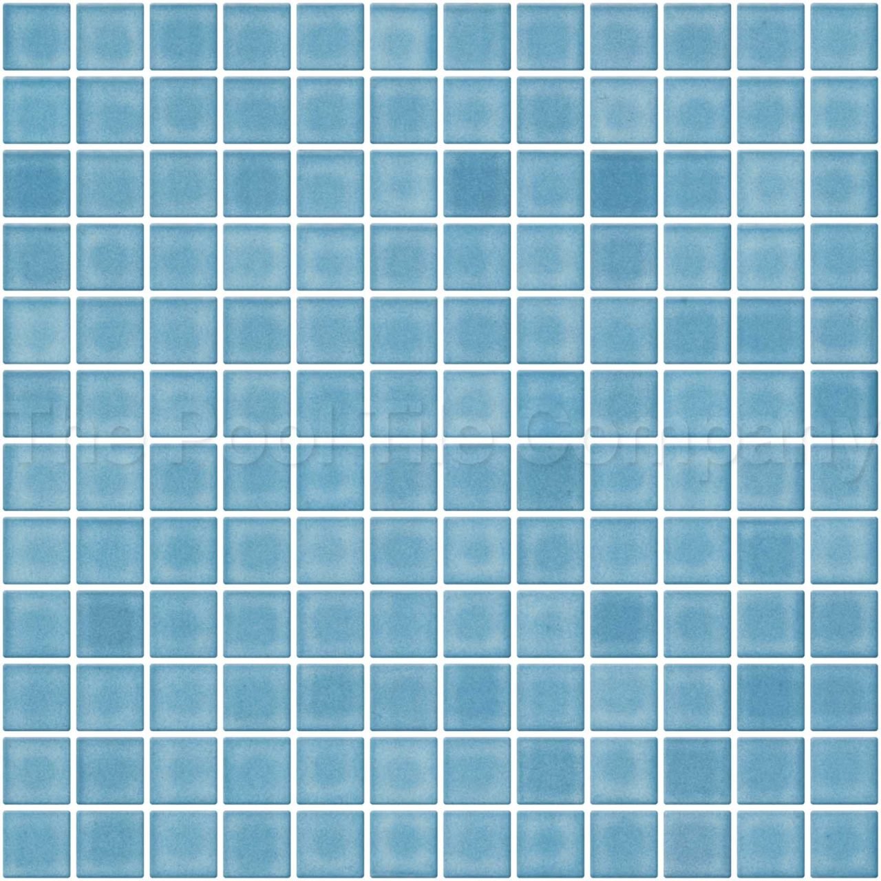 Ice Blue 23mm Ceramic Mosaic Pool Tiles