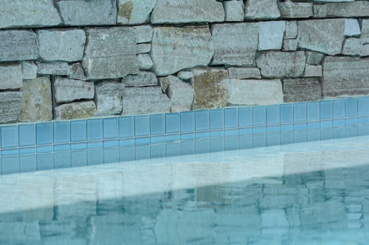 Ice Blue 48mm Ceramic Mosaic Pool Tiles