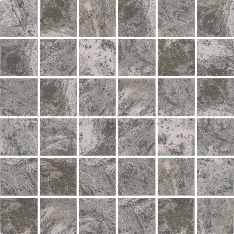 Glacier Grey 48mm Ceramic Mosaic Pool Tiles CMC532