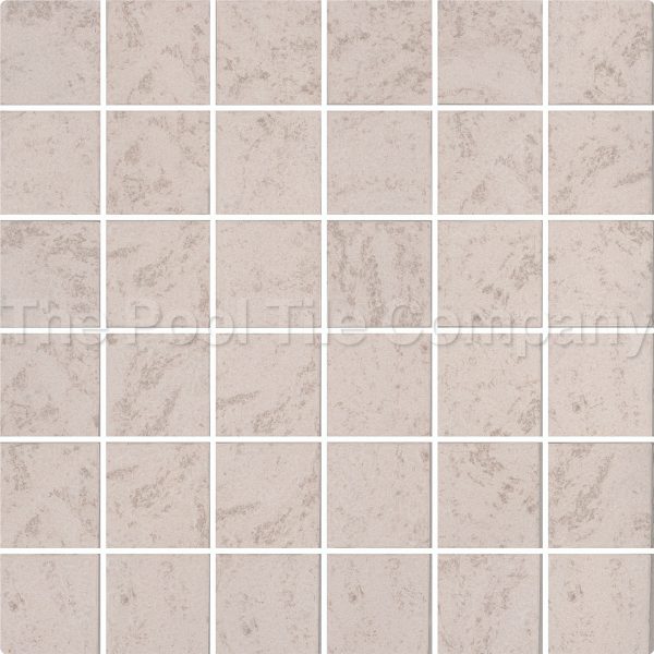 Glacier Grey 48mm Ceramic Mosaic Pool Tiles CMC532