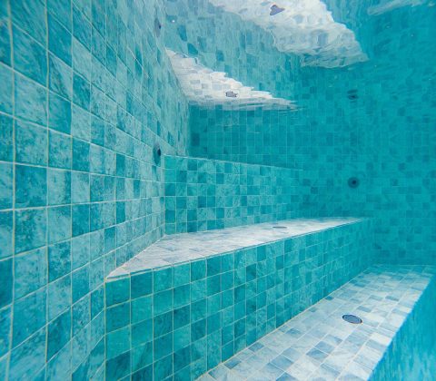 CMC535 Blue Wave Ceramic Mosaic Pool Tiles Available Now