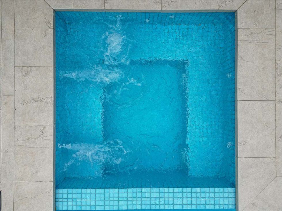 Ice Blue 48mm Ceramic Mosaic Pool Tiles