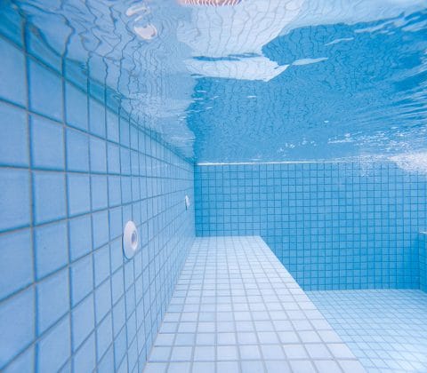 Ice Blue 48mm Ceramic Mosaic Pool Tiles
