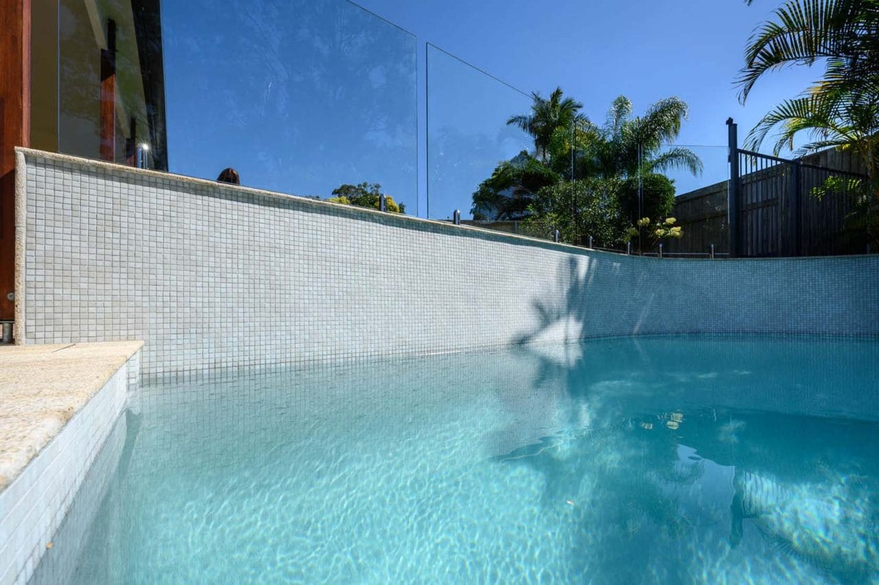 Seashell Pool Tiles Glass Mosaic Tiles GC240