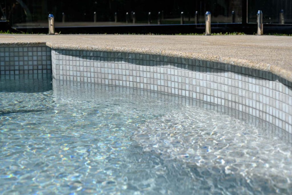 Seashell Pool Tiles Glass Mosaic Tiles GC240