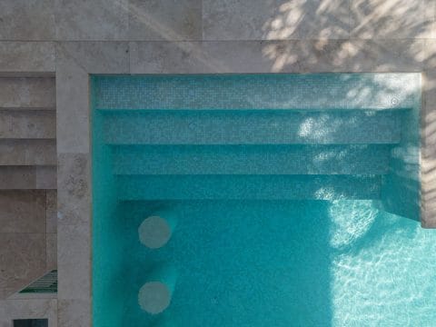 Seashell Pool Tiles Glass Mosaic Tiles GC240