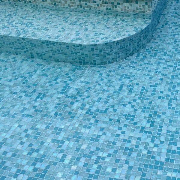 Glass Mosaic Tiles For Swimming Pool Tiling, Waterline Tile Borders ...