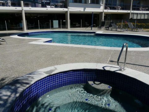 Mediterranean Blue Pool Tiles: Crystal 48mm Glass Mosaic
