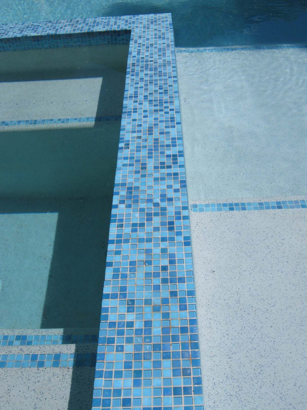 Sky Crystal Pearl Blend Pool Tiles Glass Mosaic Tiles GCR315