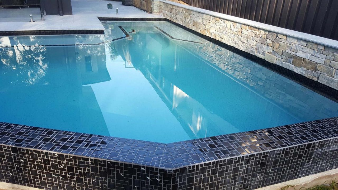 Light Grey Granite Pool Tiles And Pavers. Outdoor Pavers And Coping