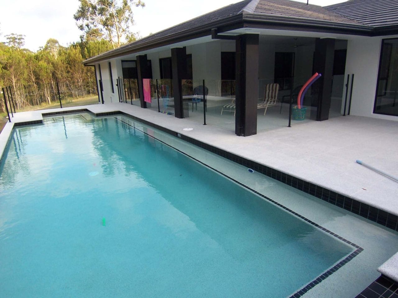Light Grey Granite Pool Tiles And Pavers. Outdoor Pavers And Coping