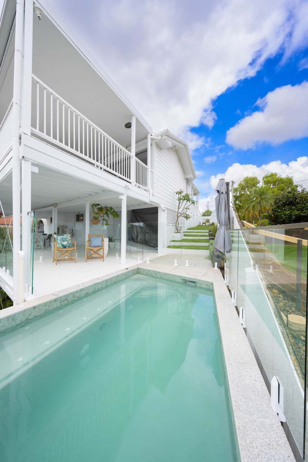 Light Grey Granite Pool Tiles And Pavers. Outdoor Pavers And Coping