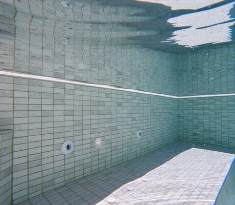 Luna 23 X 48mm Cream Sand Ceramic Mosaic Pool Tiles CMC401