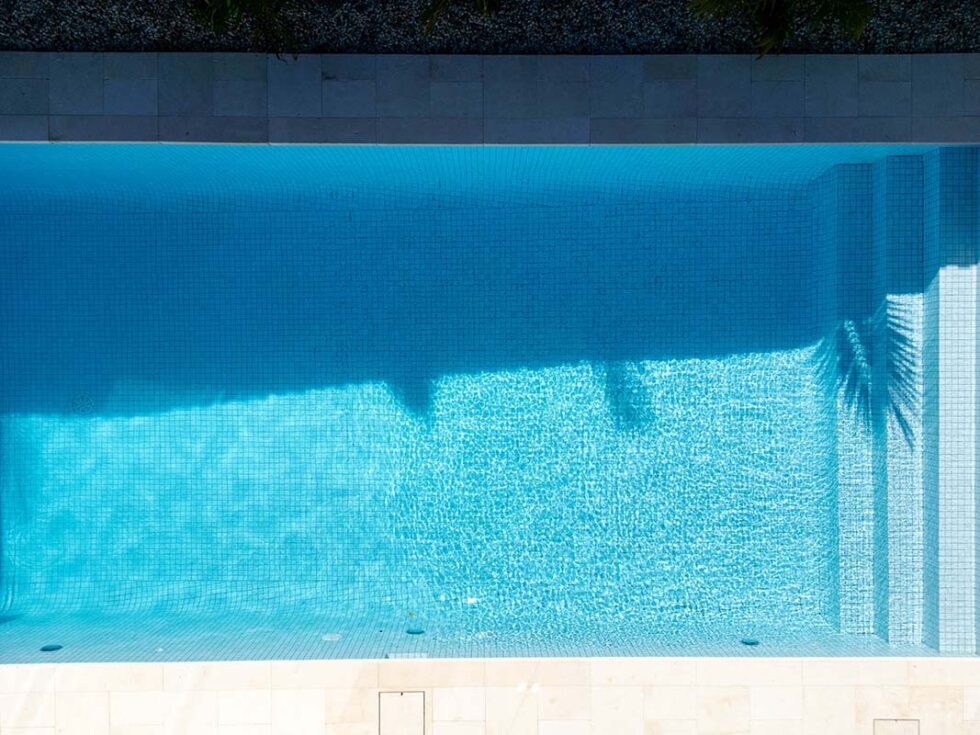 Pale Blue 48mm Ceramic Mosaic Pool Tiles CMC150