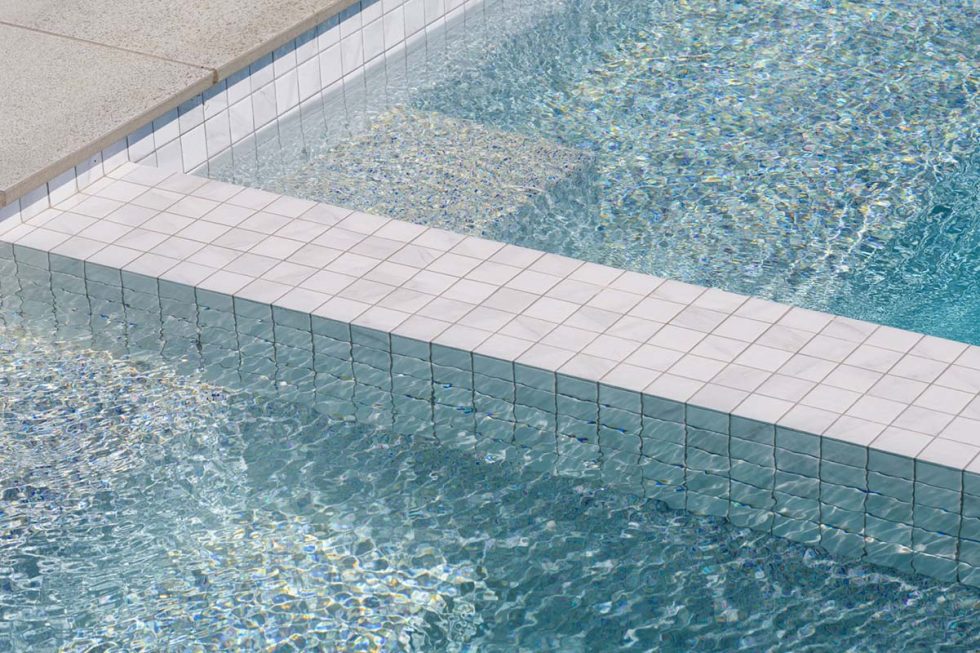 Carrara 48mm Ceramic Mosaic Pool Tiles CMC415