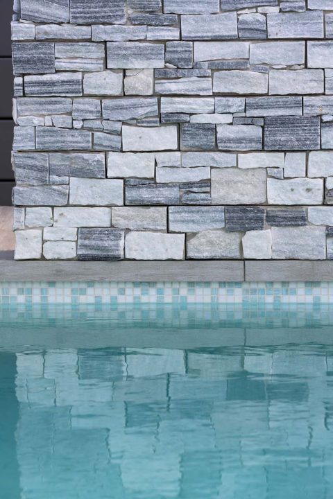 Natural Grey Stacked Stone Wall Cladding Panels SS430