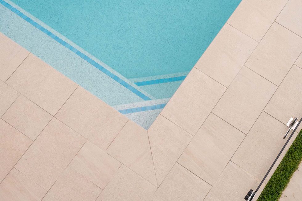 Mercury Porcelain Pool Tiles And Coping Outdoor Paving Tiles