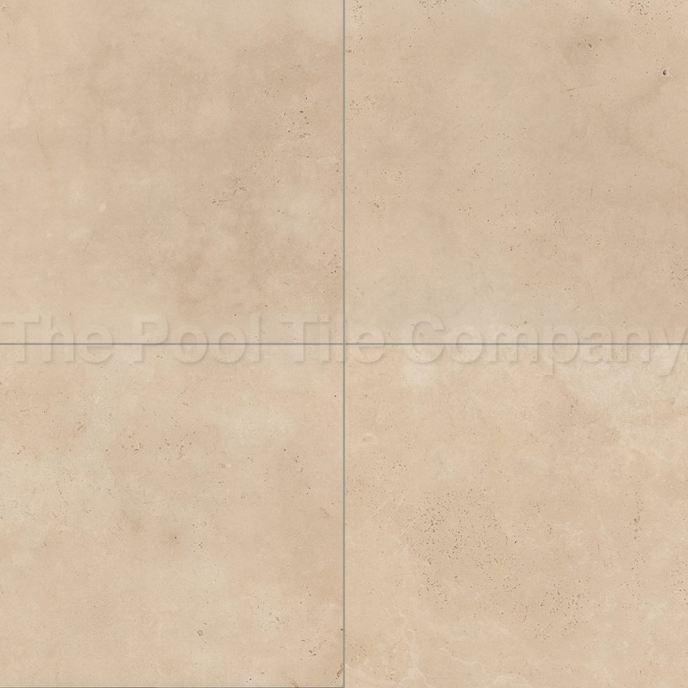 Calico Travertino Porcelain Pool Tiles, Pavers And Coping Tiles