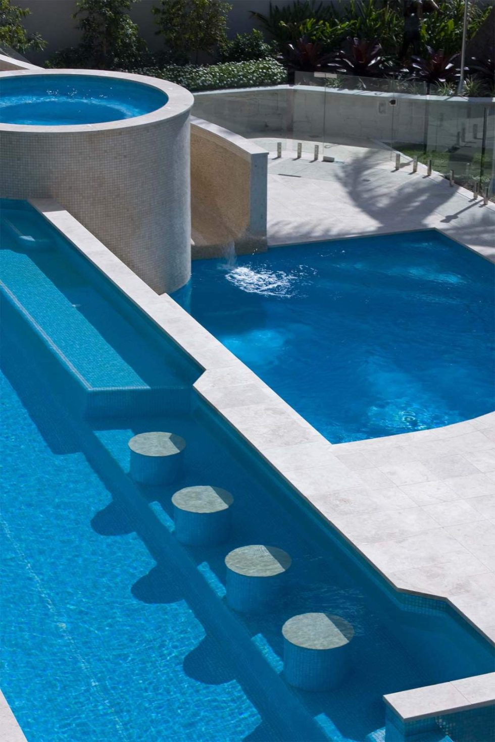 Macadamia Travertine For Coping And Poolside Tiling And Paving
